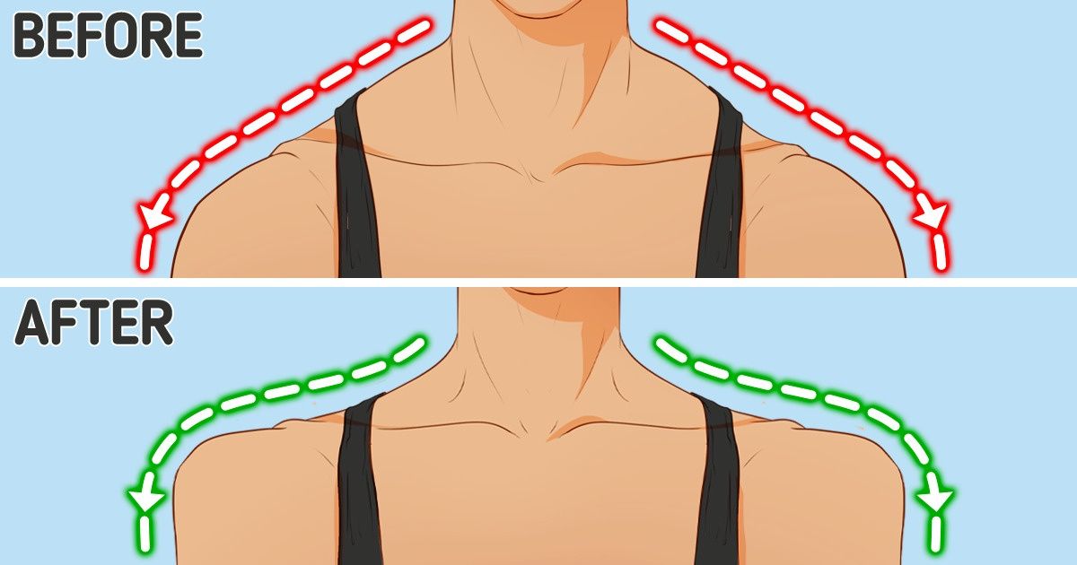 8 Easy Exercises To Get A Slender Neck And Shoulder Line Bright Side 8 Easy Exercises To Get A Slender Neck And Shoulder Line Bright Side