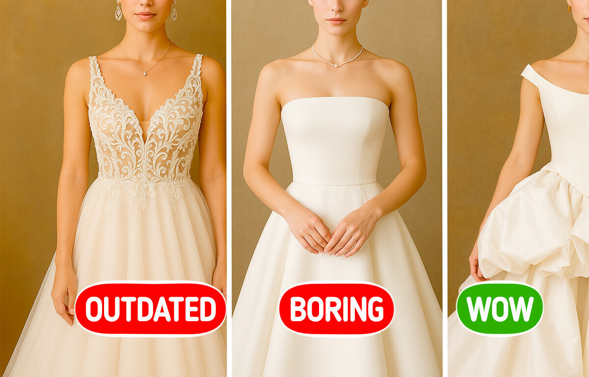 Boring wedding dress | Beachweddingtips.com